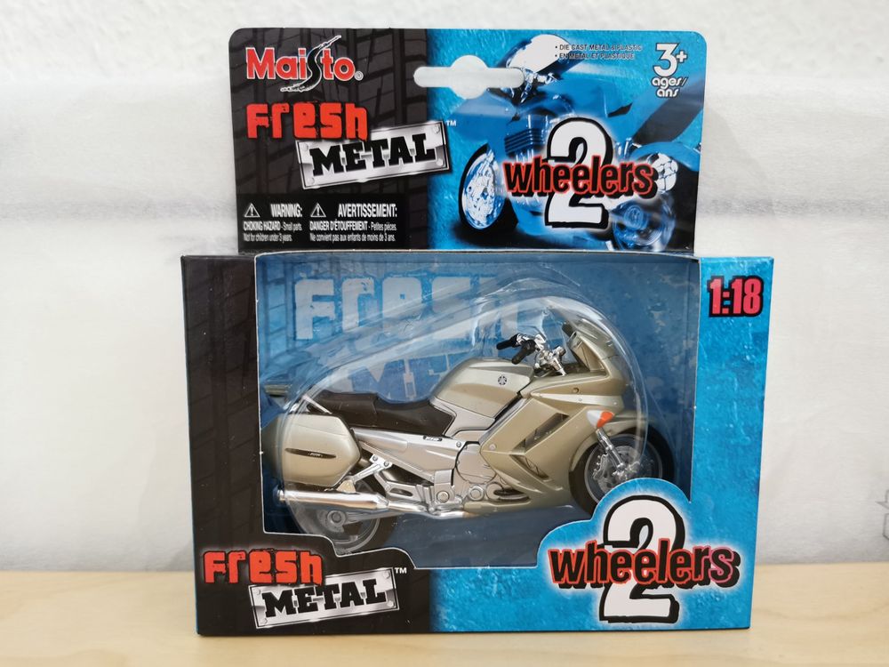 Motorrad Maisto Fresh Metal Yamaha FJR 1300 Farbe gold 1:18 (Neu und ...