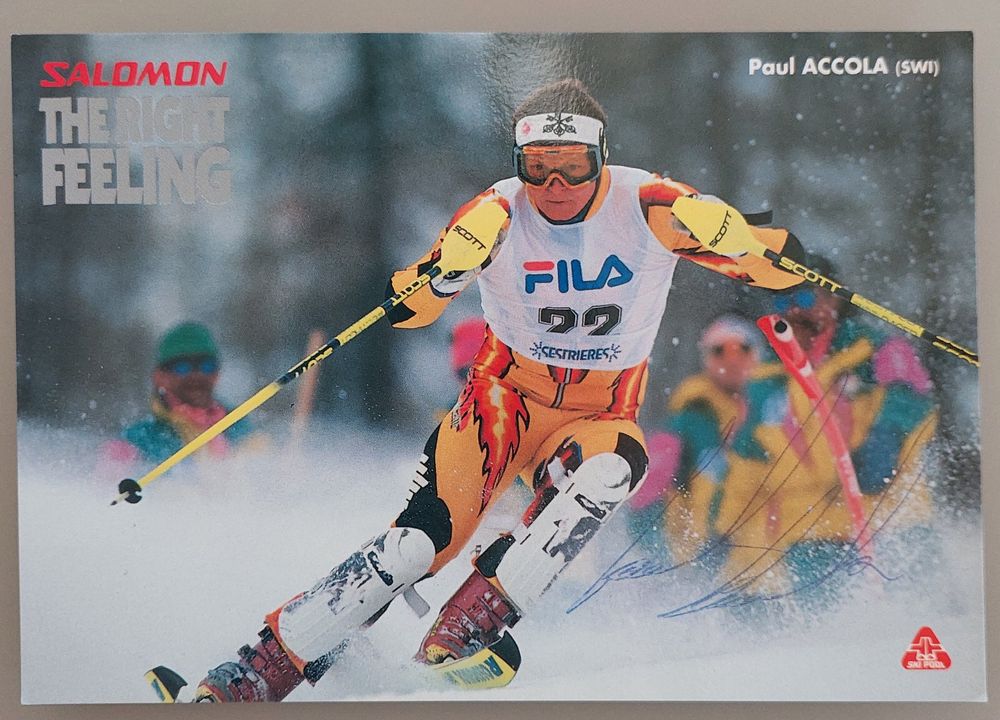 Paul Accola - Ski Alpin - Original-Autogramm (Gebraucht) in Plaffeien ...