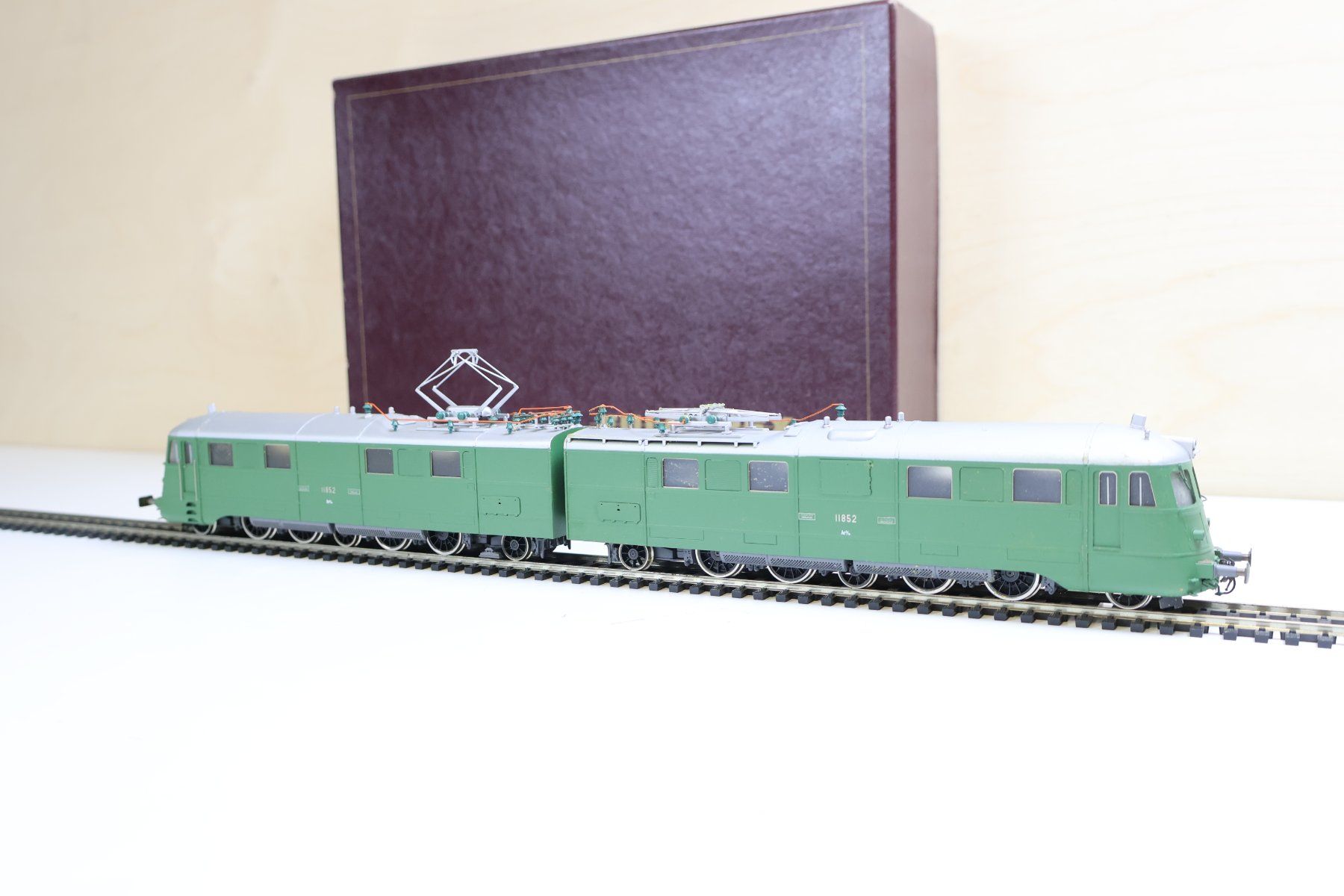 Fulgurex SBB Ae 8/14 Landi E-Lok H0 DC - Messing hellgrün (Gebraucht ...