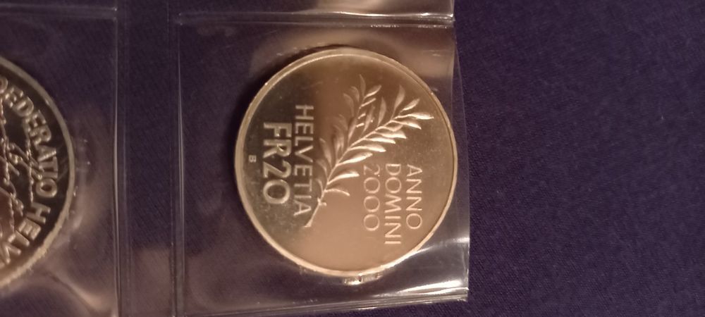 20 Franken Gedenkmünze 2000 Pax in Terra 2000 Jahre | Kaufen auf Ricardo
