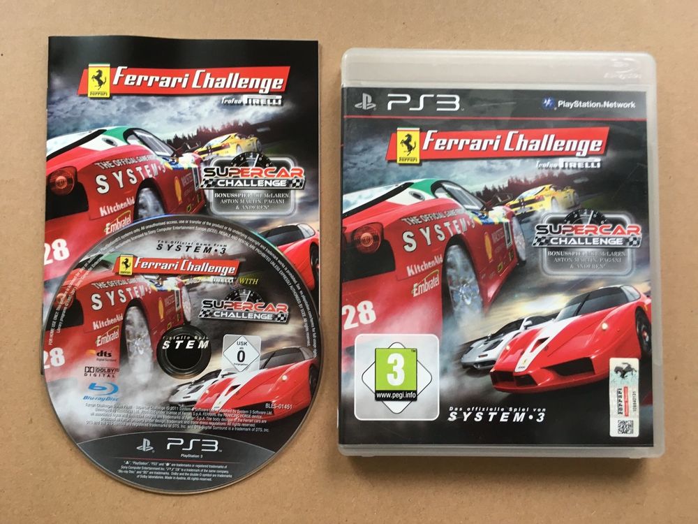 FERRARI CHALLENGE für Ps3 (Gebraucht) in St.Gallen für CHF 7 – mit ...