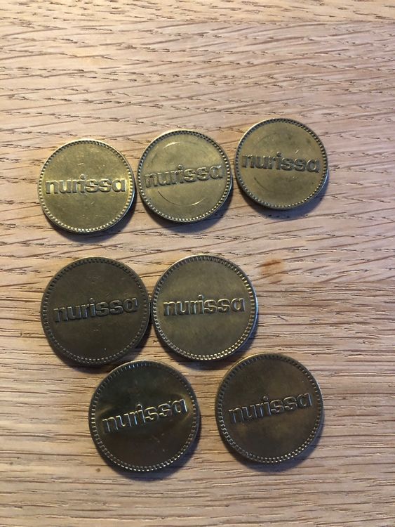 7 Nurissa Jetons (Gebraucht) in Vilters für CHF 4 – mit Lieferung auf Ricardo kaufen