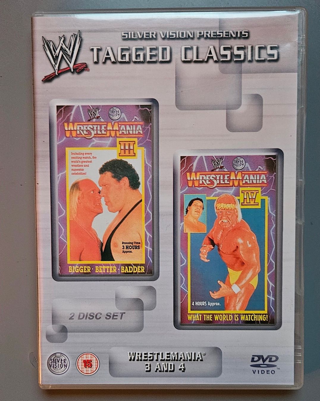 WWE Tagged Classics Wrestlemania 3 + 4 2 DVD WWF WCW (Gebraucht) in ...