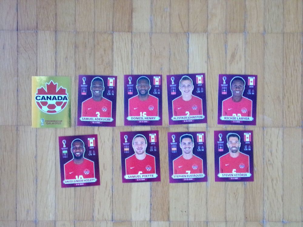 PANINI WM Qatar 2022 9 Sticker CAN | Kaufen auf Ricardo PANINI WM Qatar 2022 9 Sticker CAN | Kaufen auf Ricardo