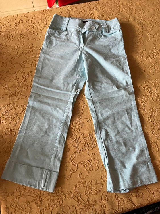 Pantaloni 3/4 azzurri misto viscosa tg.40 (Usato) a Melano per CHF 6 ...