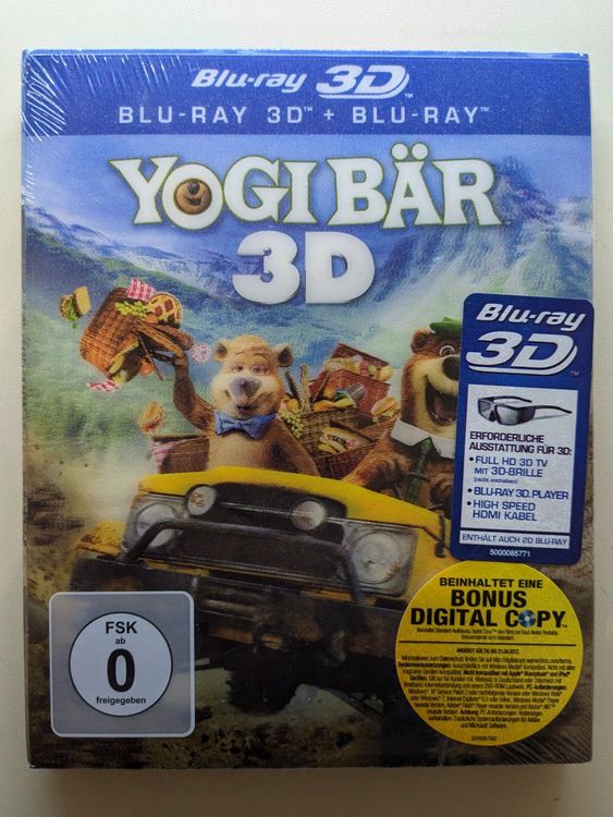 Yogi Bär [Blu-ray / 2D&3D / neu&OVP] (Neu und originalverpackt) in Port für CHF 7.5 – mit ...