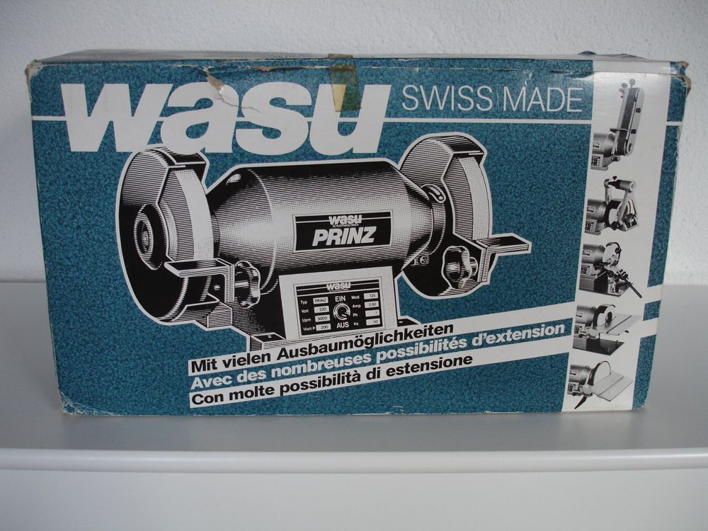Wasu Prinz Schleifmaschine inkl. Zubehör Bandschleifer (Gebraucht) in ...