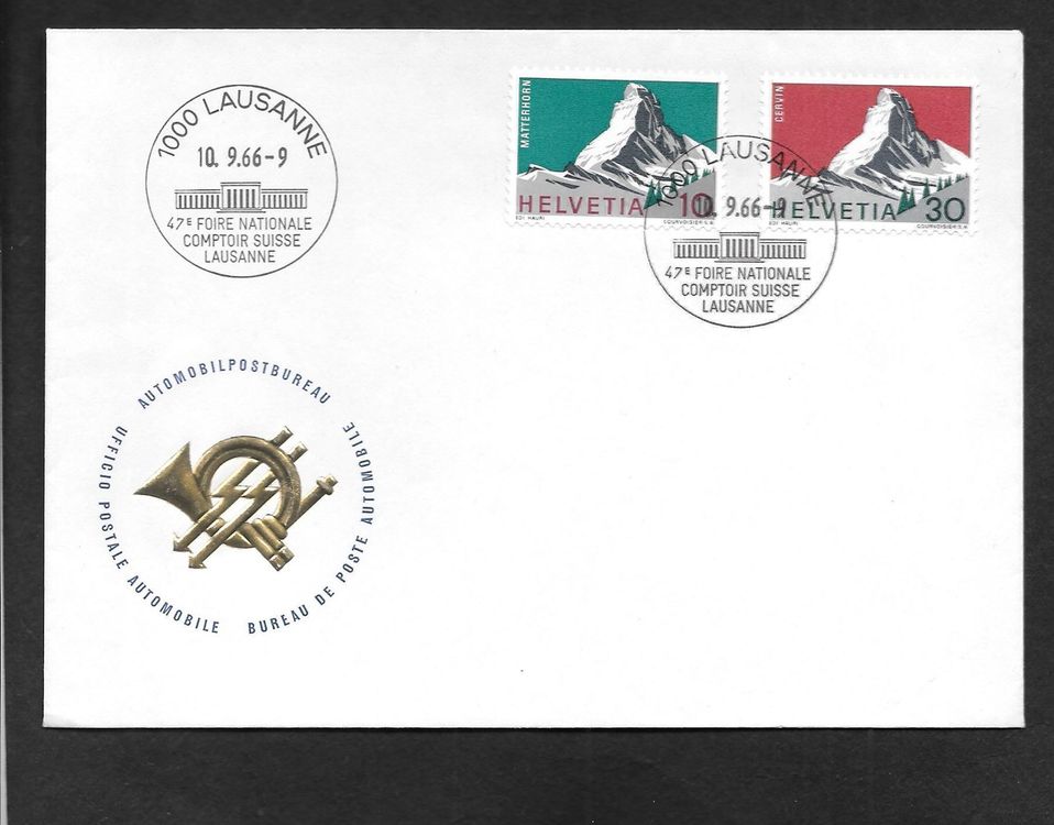 Sonderbrief S. 623 47. Comptoir Suisse Lausanne 10.9.1966 (Neu (gemäss Beschreibung)) in Olten ...