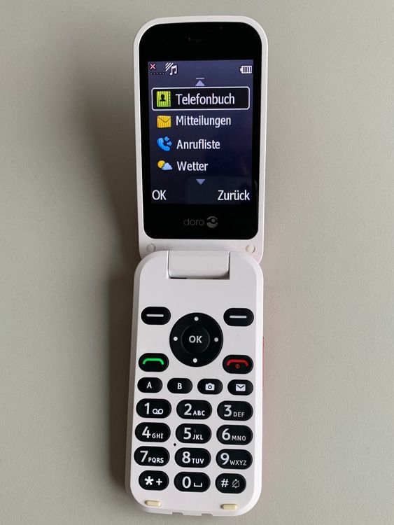 Doro 6220 Klapphandy 3G, rot, inkl. Ladestation | Kaufen auf Ricardo