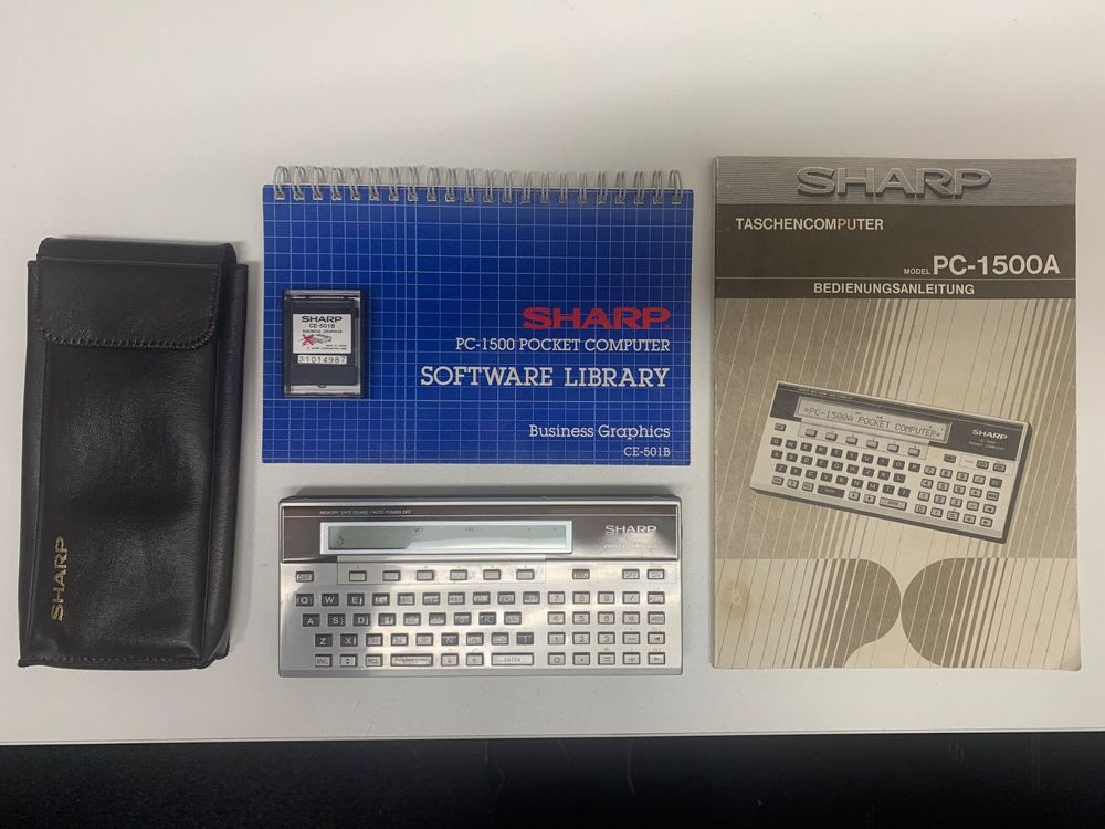 Sharp Pocket Computer PC-1500A + CE-501B Business Graphics (D'occasion ...