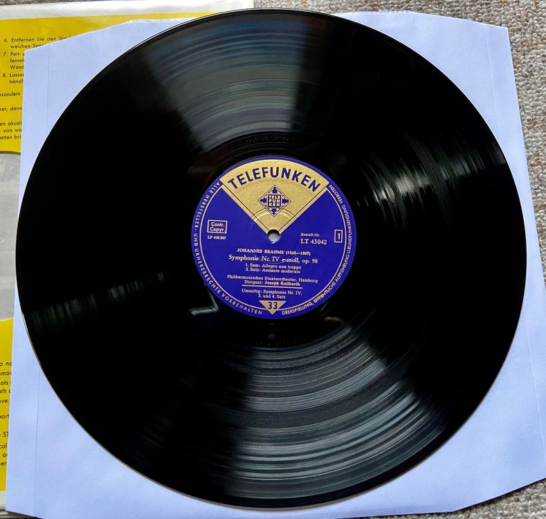 Bruckner - Symphony No. 4 Keilberth - RARE Telefunken LP 🛀 (Gebraucht ...