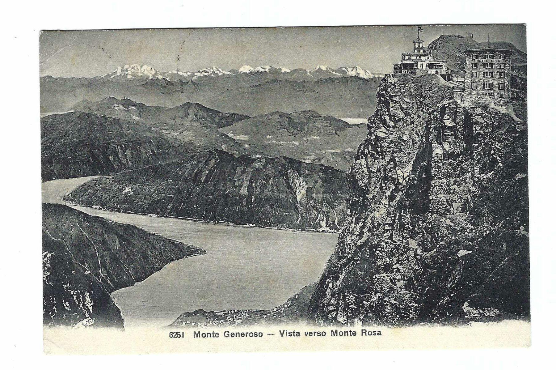 Ferrovia Monte Generoso Staz. di Generoso-Kulm 1910 r4 (Usato) a Aarau ...