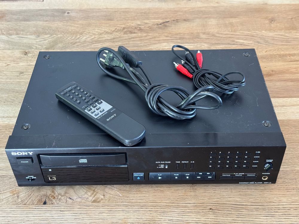 Sony CDP-L3 CD-Player mit Fernbedienung (Gebraucht) in Frümsen für CHF 50 – mit Lieferung auf ...