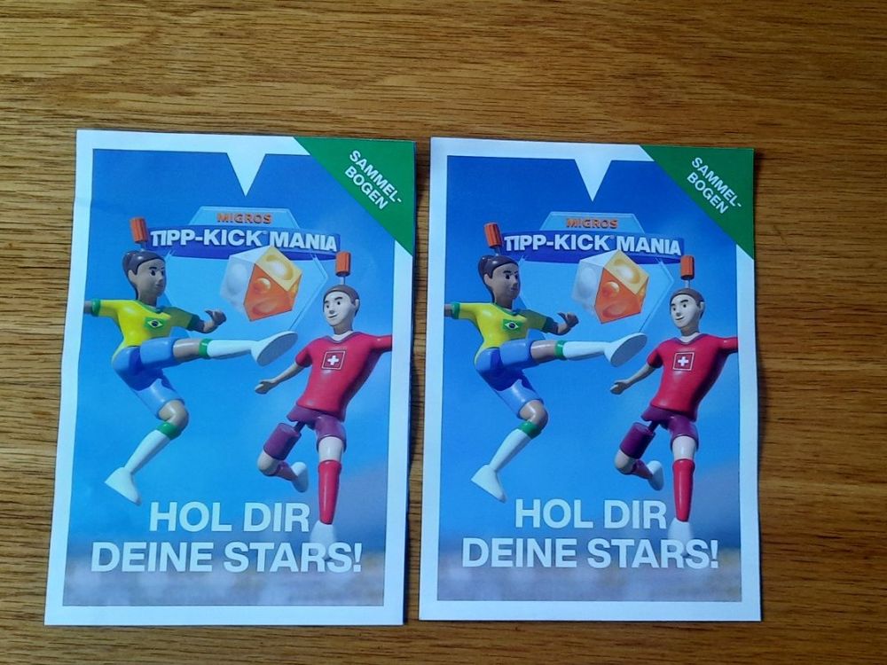 30 Migros Tipp Kick Mania Sticker (Neu (gemäss Beschreibung)) in Kaltbrunn für CHF 4 – mit ...