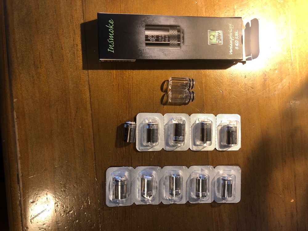 InSmoke SS316 0.6 Ohm Verdampferköpfe 10 Stück (Neu (gemäss ...