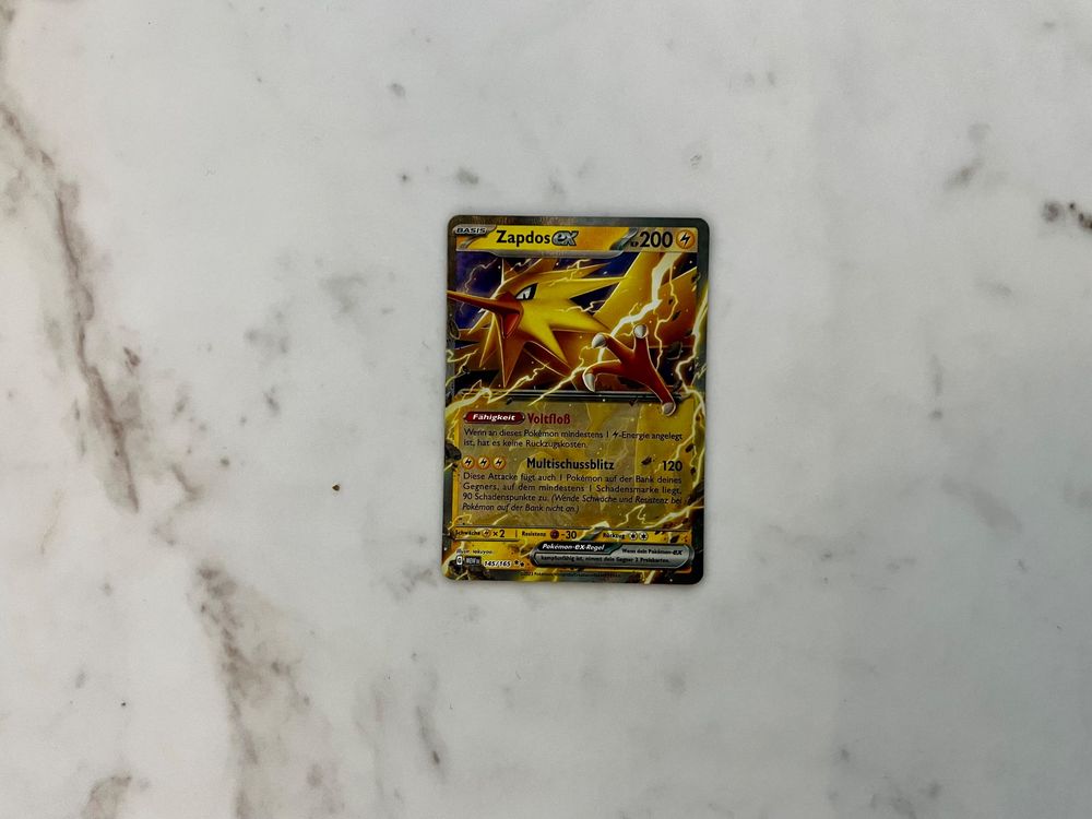 Pokémon Zapdos ex (MEW 145) - 151 Karmesin & Purpur - DE | Kaufen auf ...