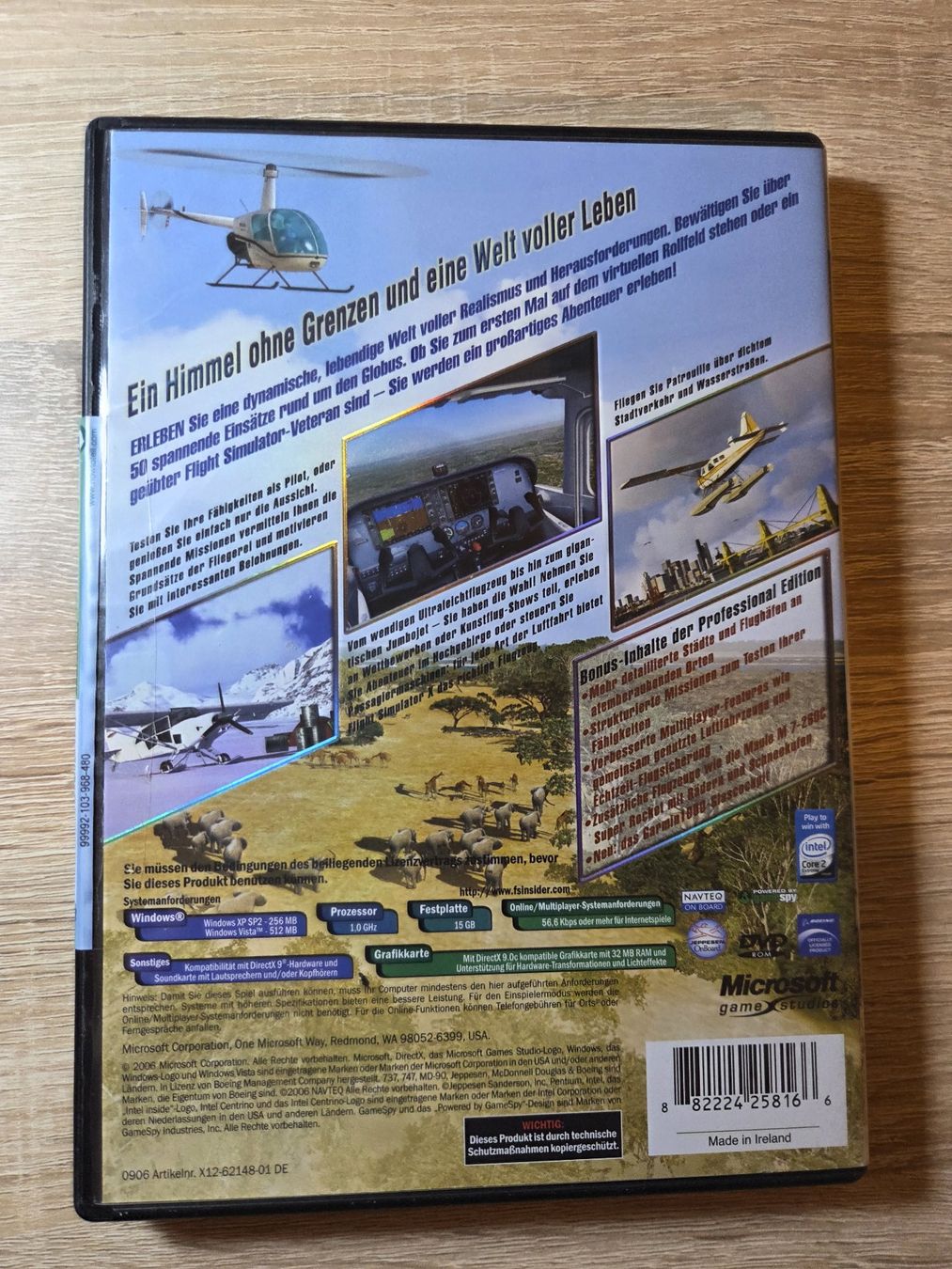 FSX Flight Simulator X - Pro Edition (2 DVD) (German) - PC (Gebraucht ...