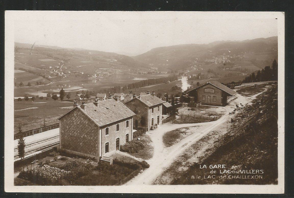 Carte P de 1912 ( La Gare de Lac-ou-Villers ) (D'occasion) à La ...