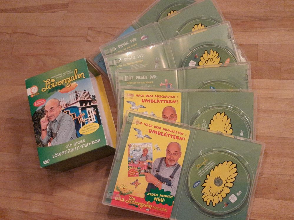 DIE GROSSE LÖWENZAHN-FAN-BOX (6 DVD's) ZDF tivi (Gebraucht) in ...