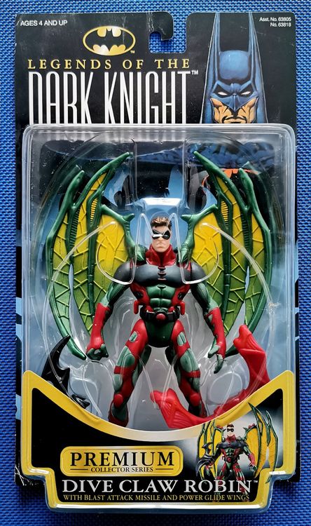 Robin Dive Claw 1996 Action Figur Batman The Dark Knight DC (Neu und ...