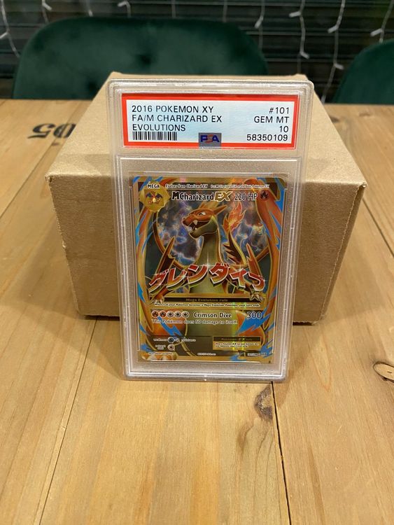 2016 Pokemon XY Evolutions Full Art Mega Charizard EX PSA 10 | Kaufen ...