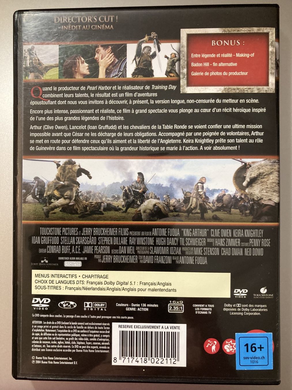 Le Roi Arthur (Director's cut) - Clive Owen, Keira Knightley (D ...