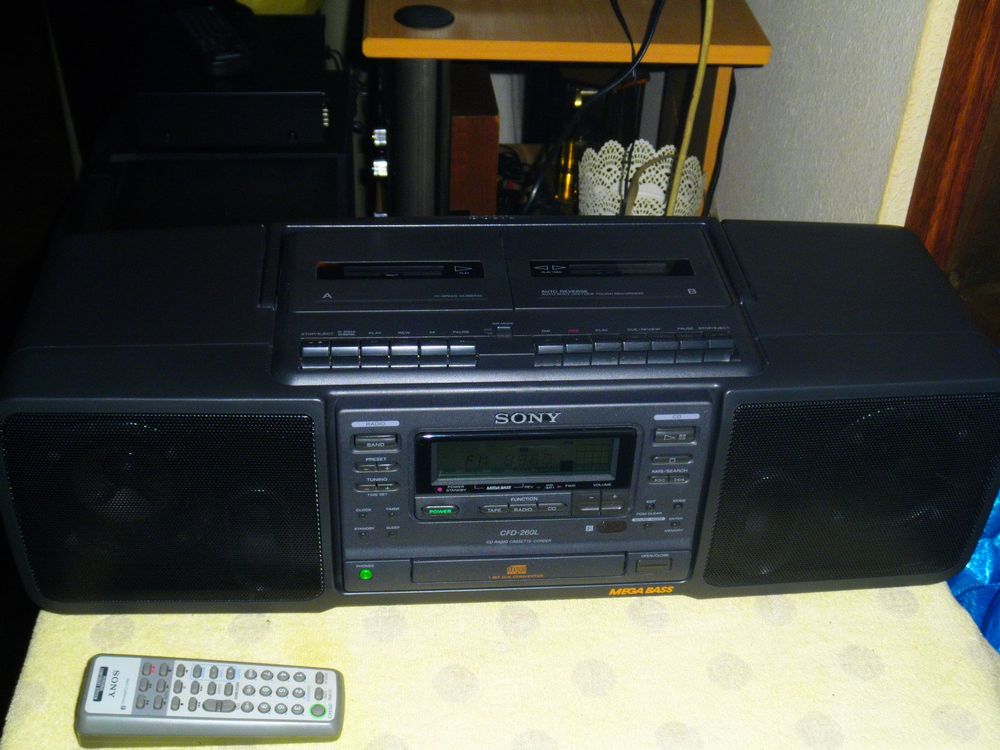 Sony CFD-260 L CD Player Radio Kassetten Recorder Boombox (Gebraucht ...
