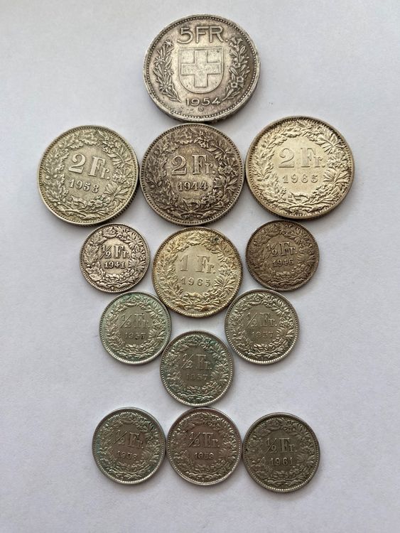 Highlight Silber Lot Schweizer Münzen | Kaufen auf Ricardo