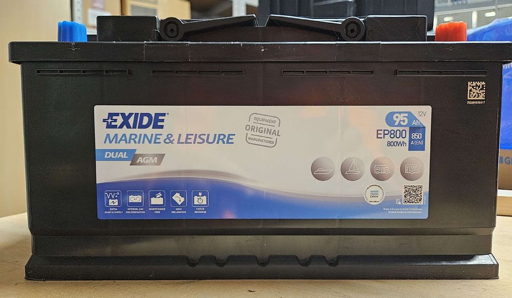 Exide EP800 95Ah Marine & Freizeitbatterie (Gebraucht) in Malters für ...
