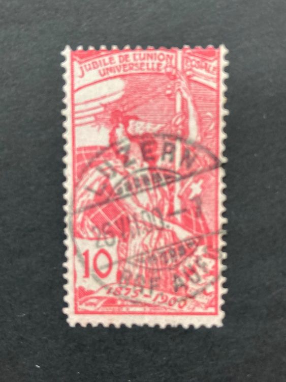 Schweiz 1900 UPU 10 Rp. Vollstempel LUZERN 26.VII.00 | Kaufen auf Ricardo