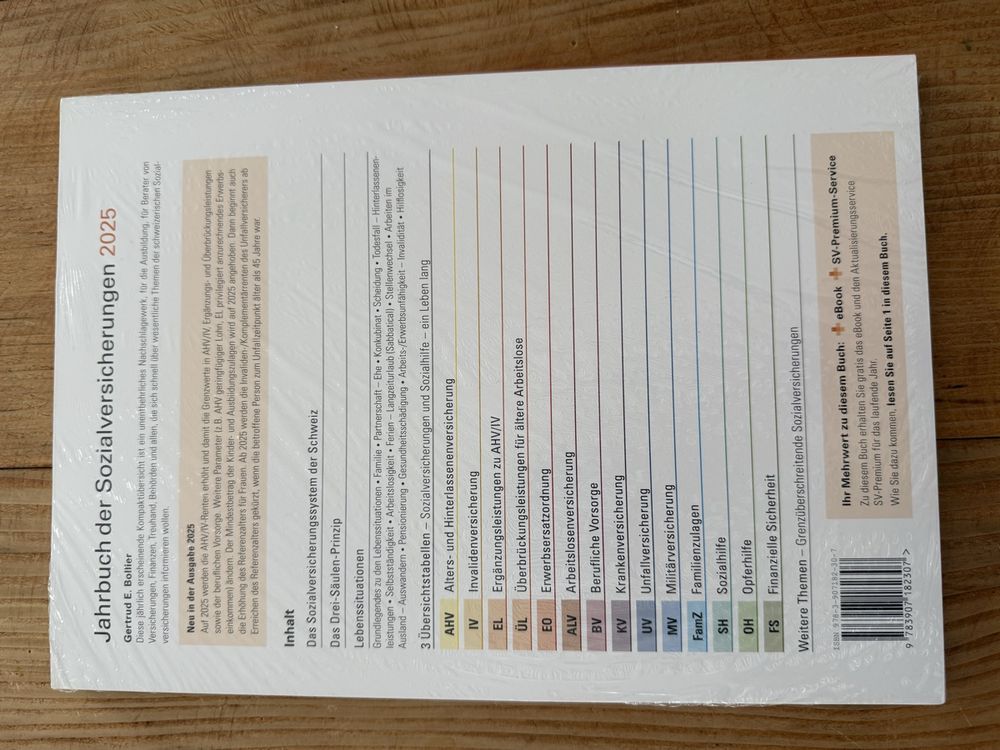 Jahrbuch der Sozialversicherung 2025 (original verpackt) (Neu und originalverpackt) in ...