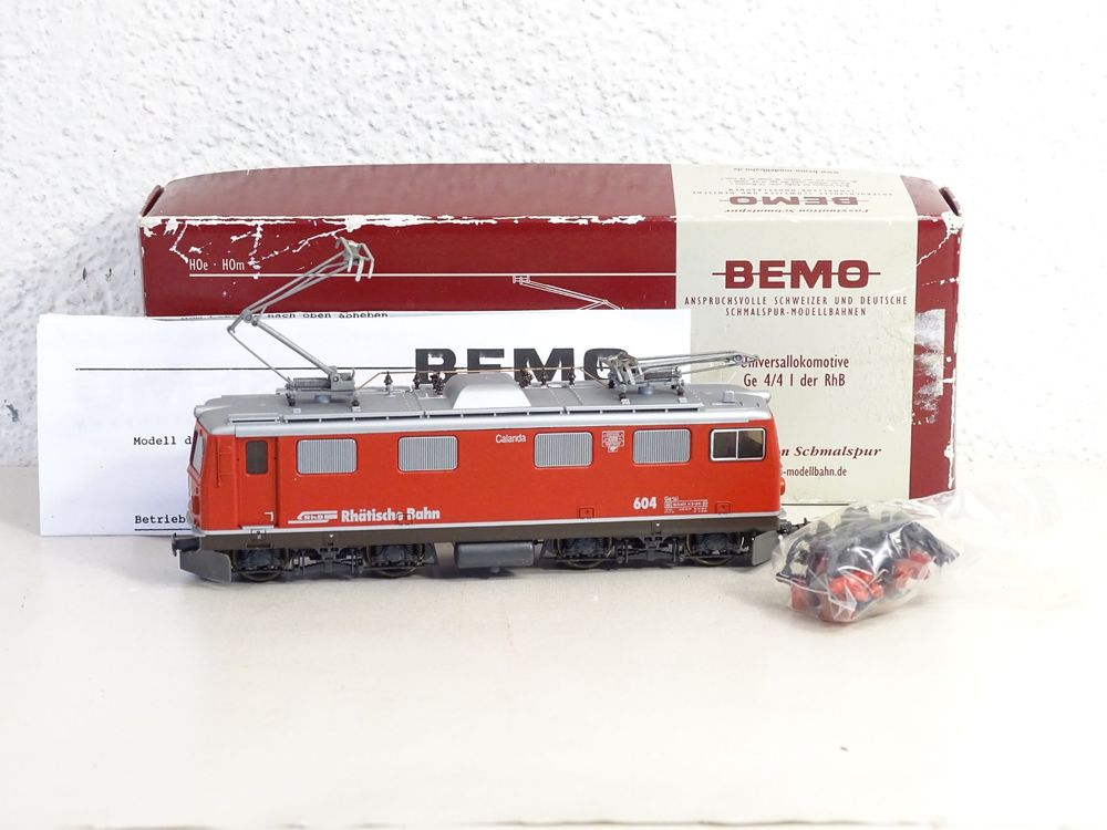 Bemo 1252 124 Elektrolok Ge4/4 Calanda Rot 604, H0m,OVP (Gebraucht) in ...