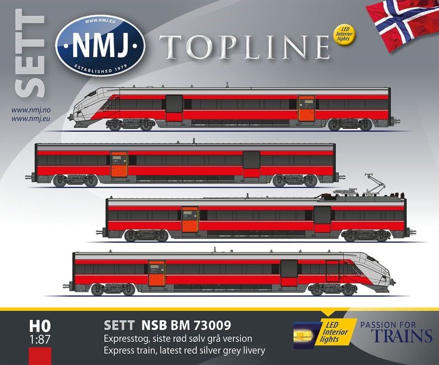 NMJ Topline NSB BM73 009, DCC Sound+Innenbeleuchtung (Neu und ...