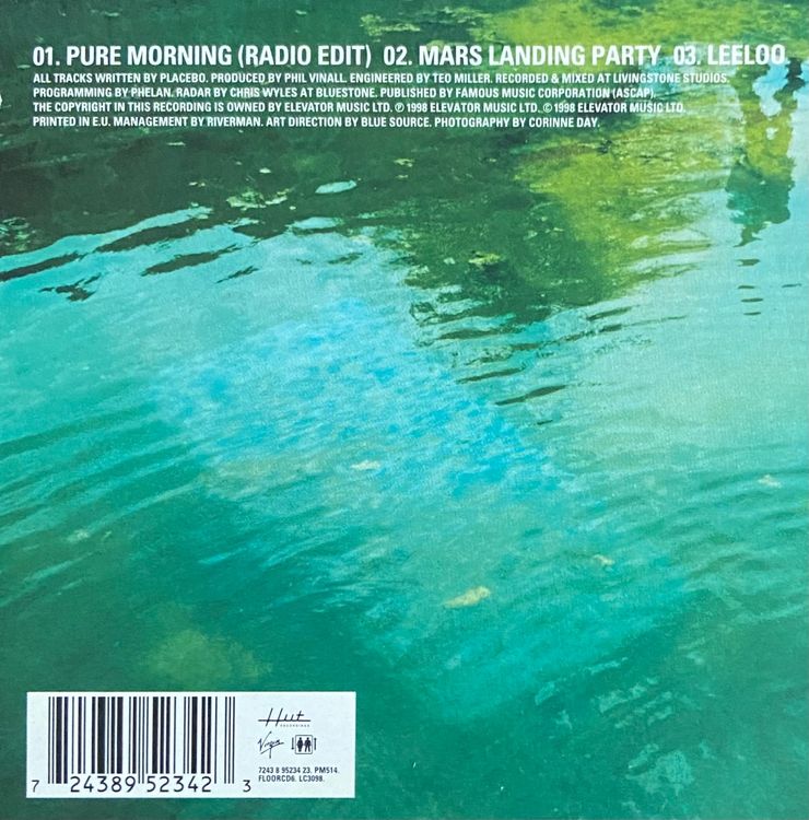 PLACEBO – PURE MORNING (Version 2) Single/Maxi CD (Gebraucht) in Luzern ...
