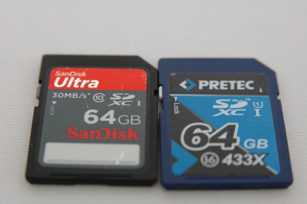SanDisk Ultra 64GB + Pretec 64GB SDXC (16) 433x | Kaufen auf Ricardo