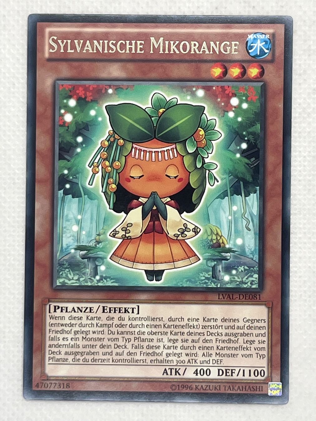 Sylvanische Mikorange LVAL-DE081 Yu-Gi-Oh! seltene Karte! (Gebraucht ...
