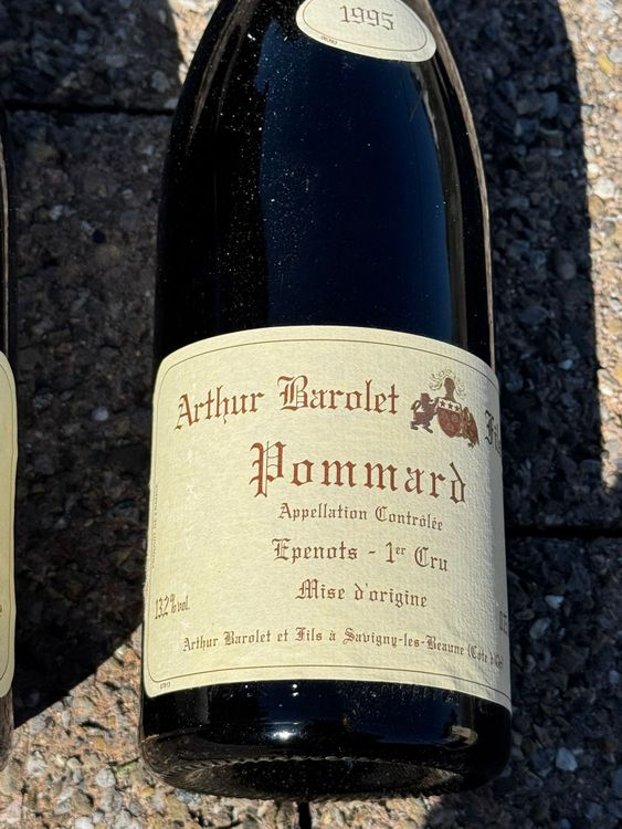 3 Flaschen Arthur Barolet Pommard 1995 Epenots - 1er Cru (Neu (gemäss ...