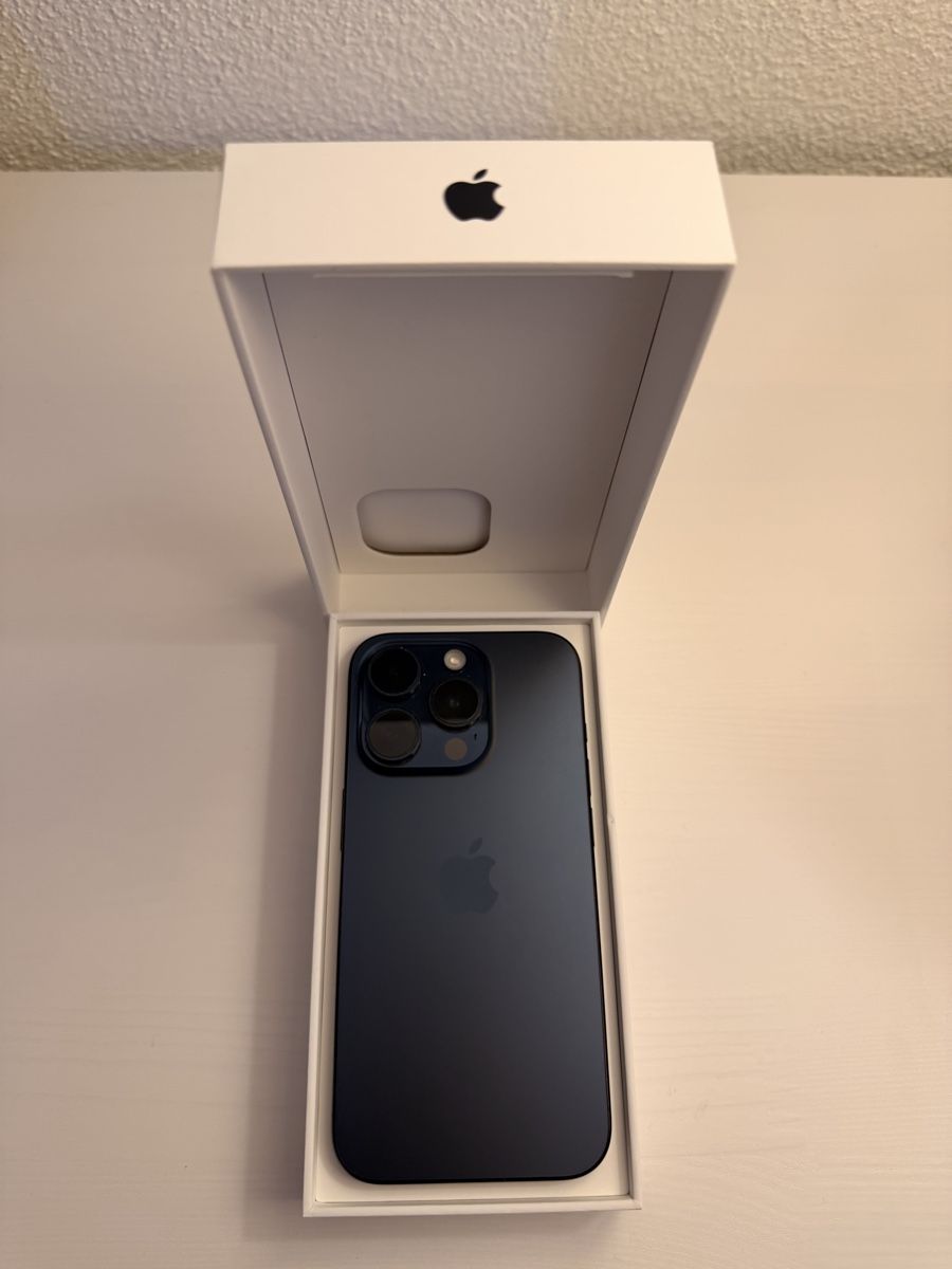 Apple iPhone 15 Pro – 256 GB – Blue Titanium – Neuwertig / T (Neu ...