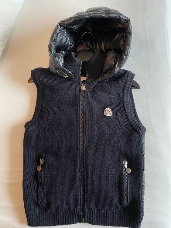 Moncler Weste Daunen Jacke blau Medium | Kaufen auf Ricardo