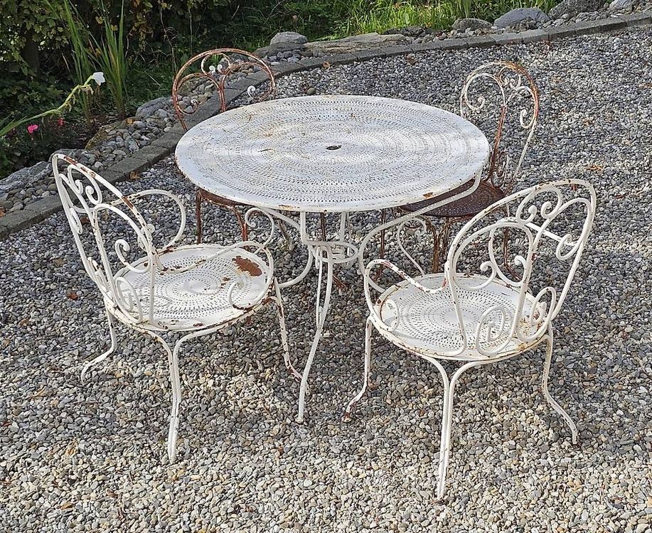 Table Jardin Fer Forge Occasion