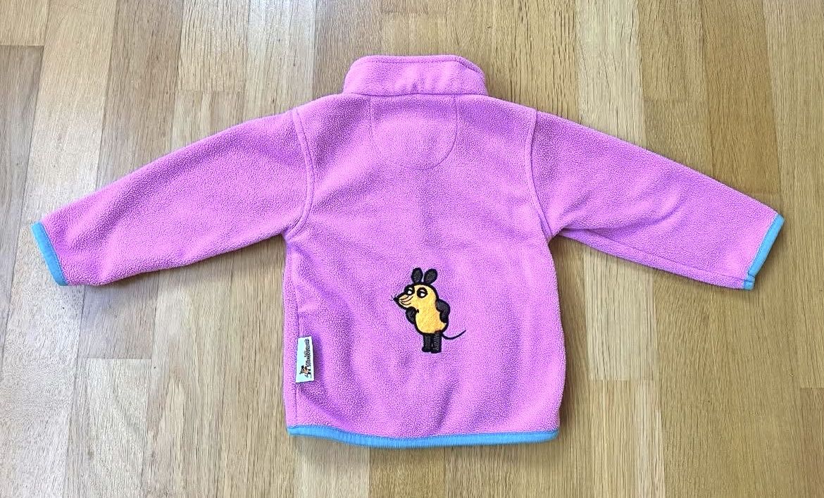 Süsse Fleecejacke mit Maus, Grösse 80, Top Zustand! (Gebraucht) in ...