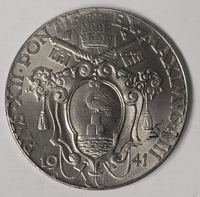 2 LIRE / VATIKAN 1941 (Gebraucht) in Mumpf für CHF 2 – mit Lieferung ...