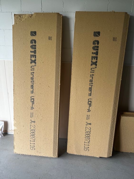 Gutex Ultratherm Holzfaser Dämmung, 180x 60 x10 cm (Neu (gemäss Beschreibung)) in Beckenried für ...