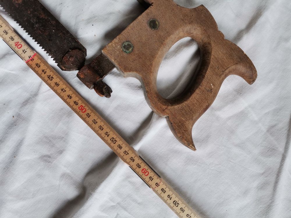 Antike Säger, Alte Säge, Handsäge, Fuchsschwanz, Alte Handsä (Gebraucht ...