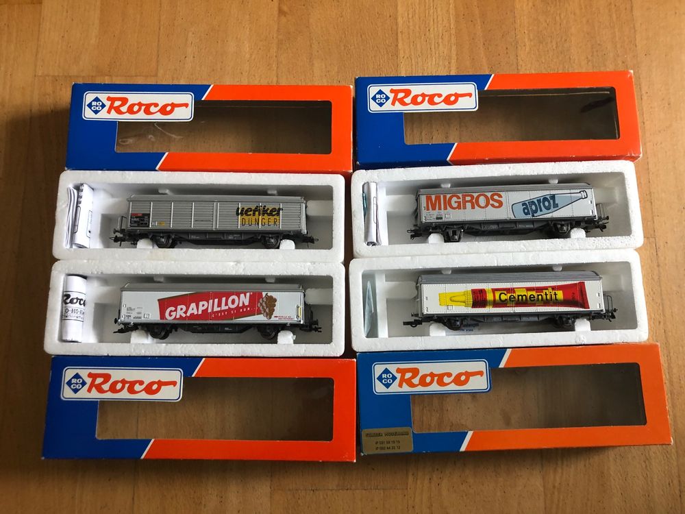 Vier Werbewagen SBB (Gebraucht) in Uster für CHF 45 – mit Lieferung auf ...