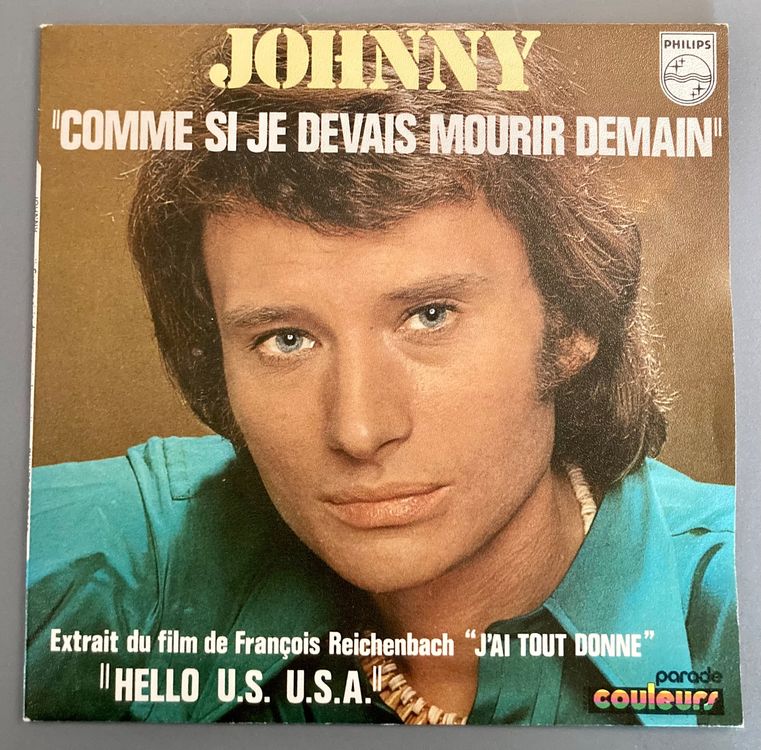 JOHNNY HALLYDAY - COMME SI JE DEVAIS MOURIR DEMAIN (Gebraucht) in ...