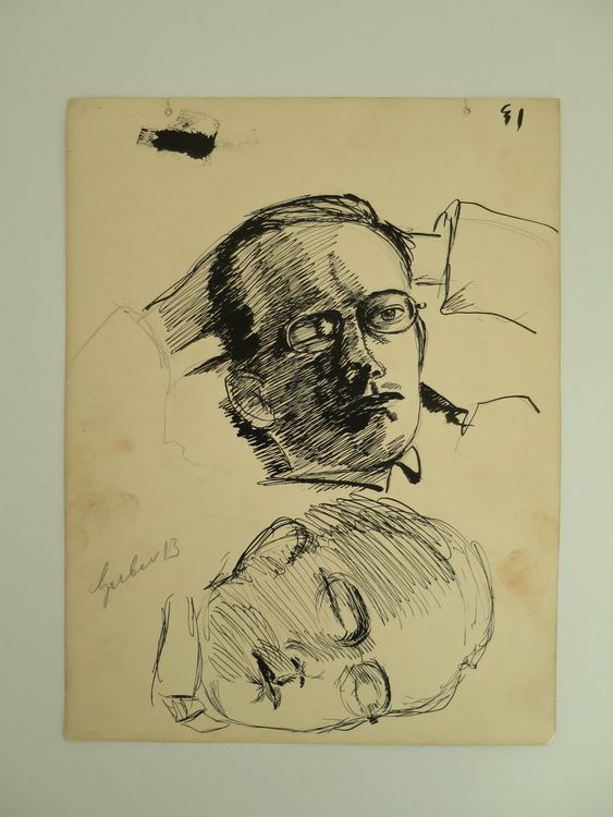 Louis Friedrich Gerber Zeichnung Studie (Gebraucht) in Zürich für CHF ...