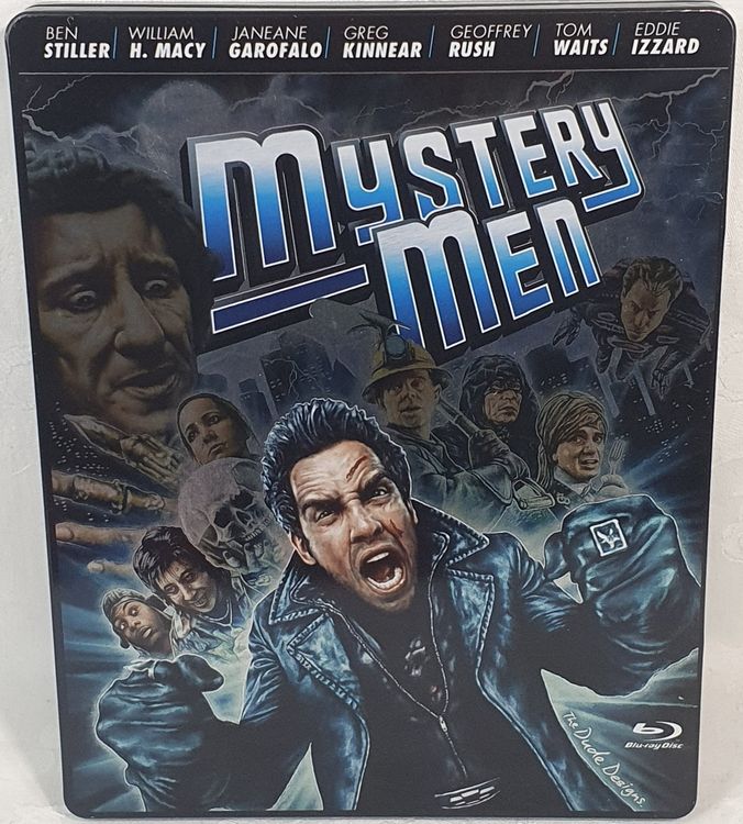 Mystery Men (1999) Steelbook/Ben Stiller/Geoffrey Rush/RAR (Gebraucht ...