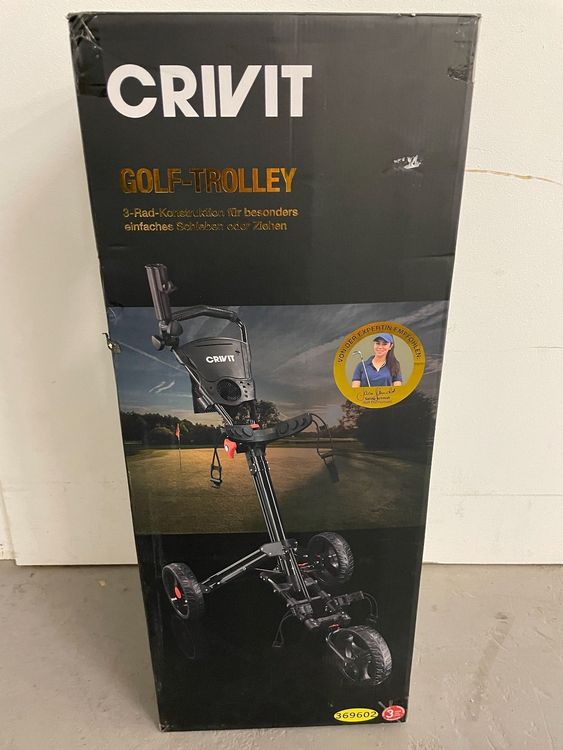 CRIVIT® Golf Trolley, 3-Rad-Konstruktion | Kaufen auf Ricardo