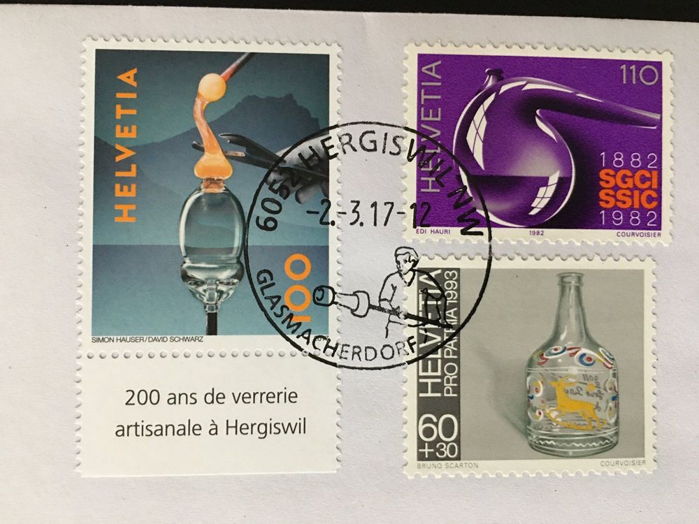 200 Jh Glasi Hergiswil ZNr 1621 Tab + 667 B240 UNIKAT mit (Neu (gemäss ...